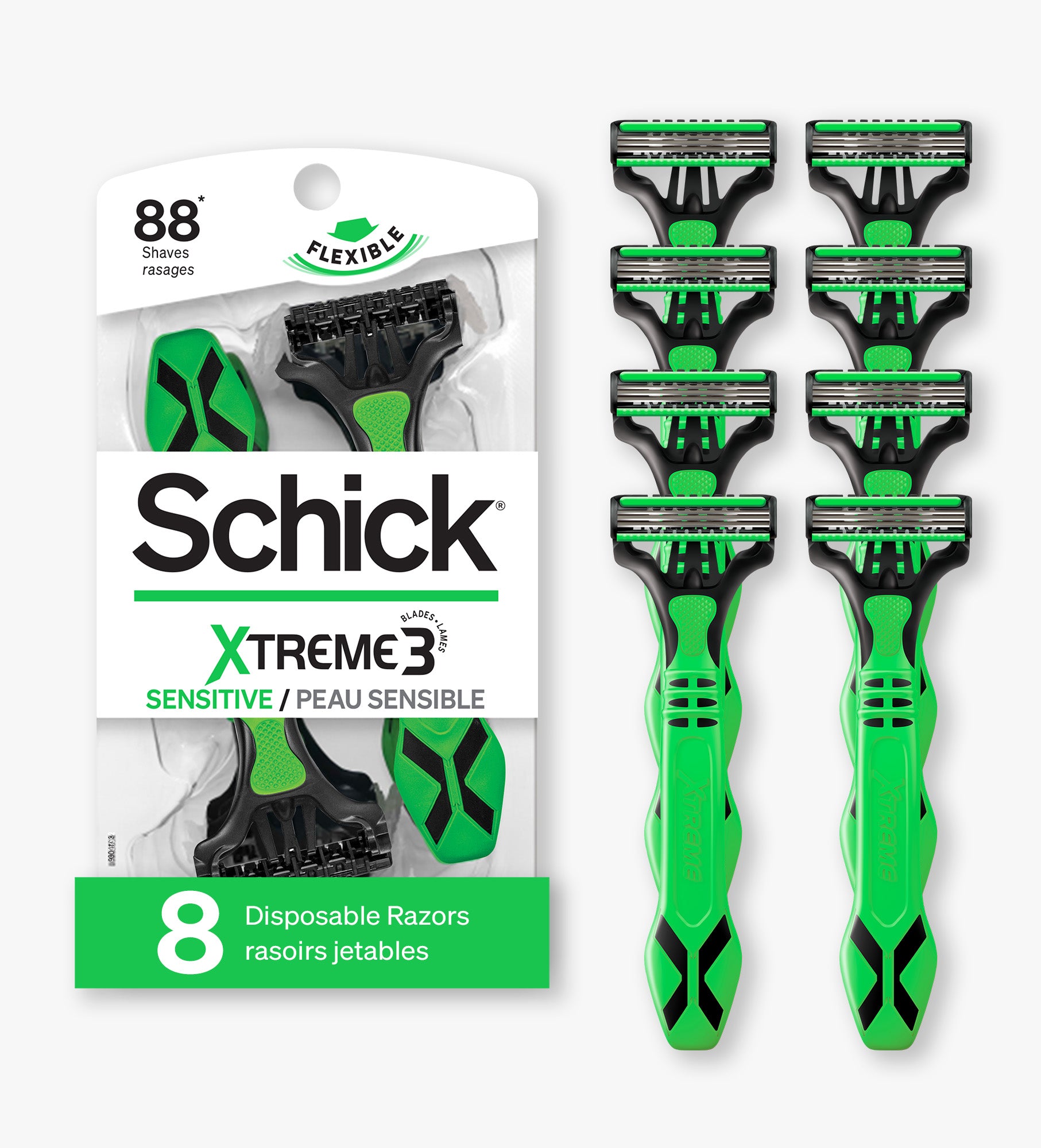 Xtreme® 3 Sensitive Disposable Razor – Schick CA