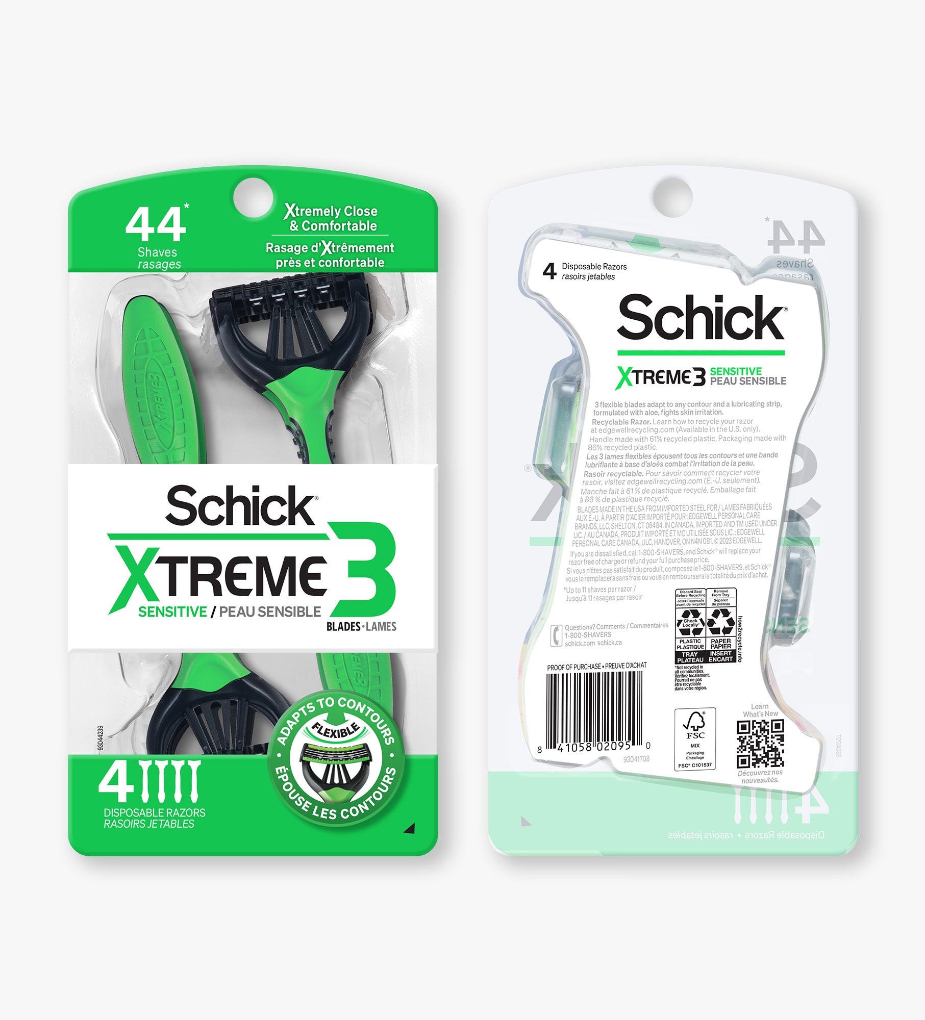 Xtreme® 3 Sensitive Disposable Razor – Schick CA