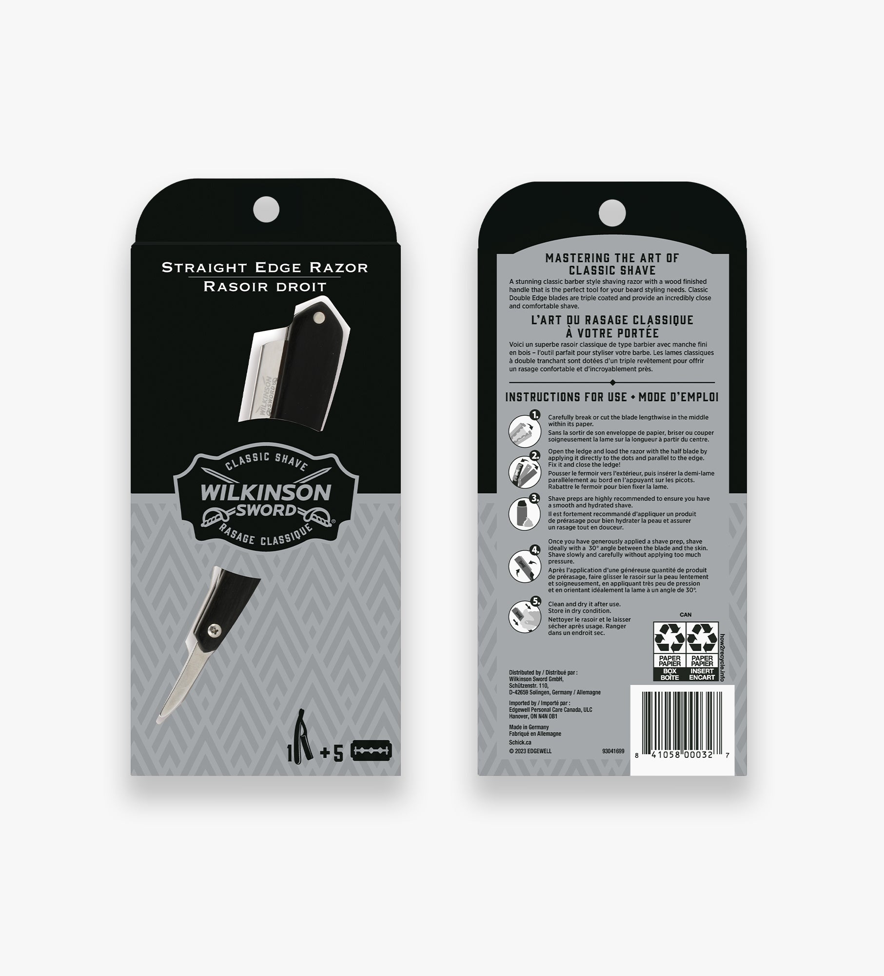 Wilkinson Sword® Straight Edge Razor – Schick CA