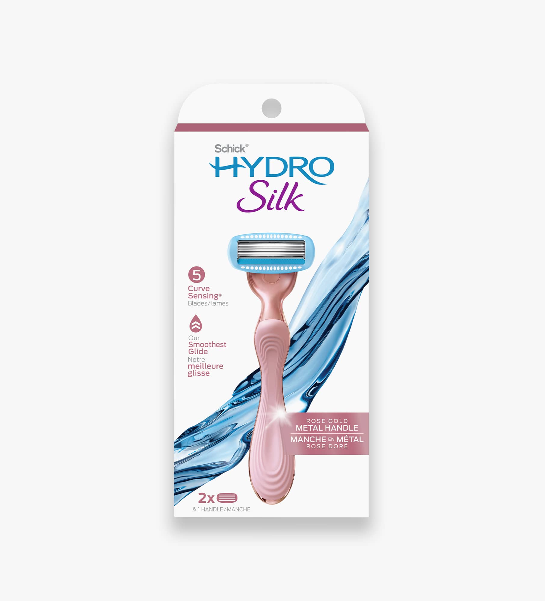 Hydro Silk® Rose Gold Metal Razor – Schick CA