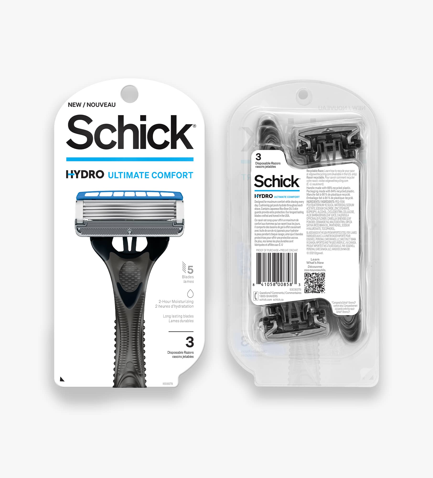 Hydro® Ultimate Comfort Disposable Razor – Schick CA